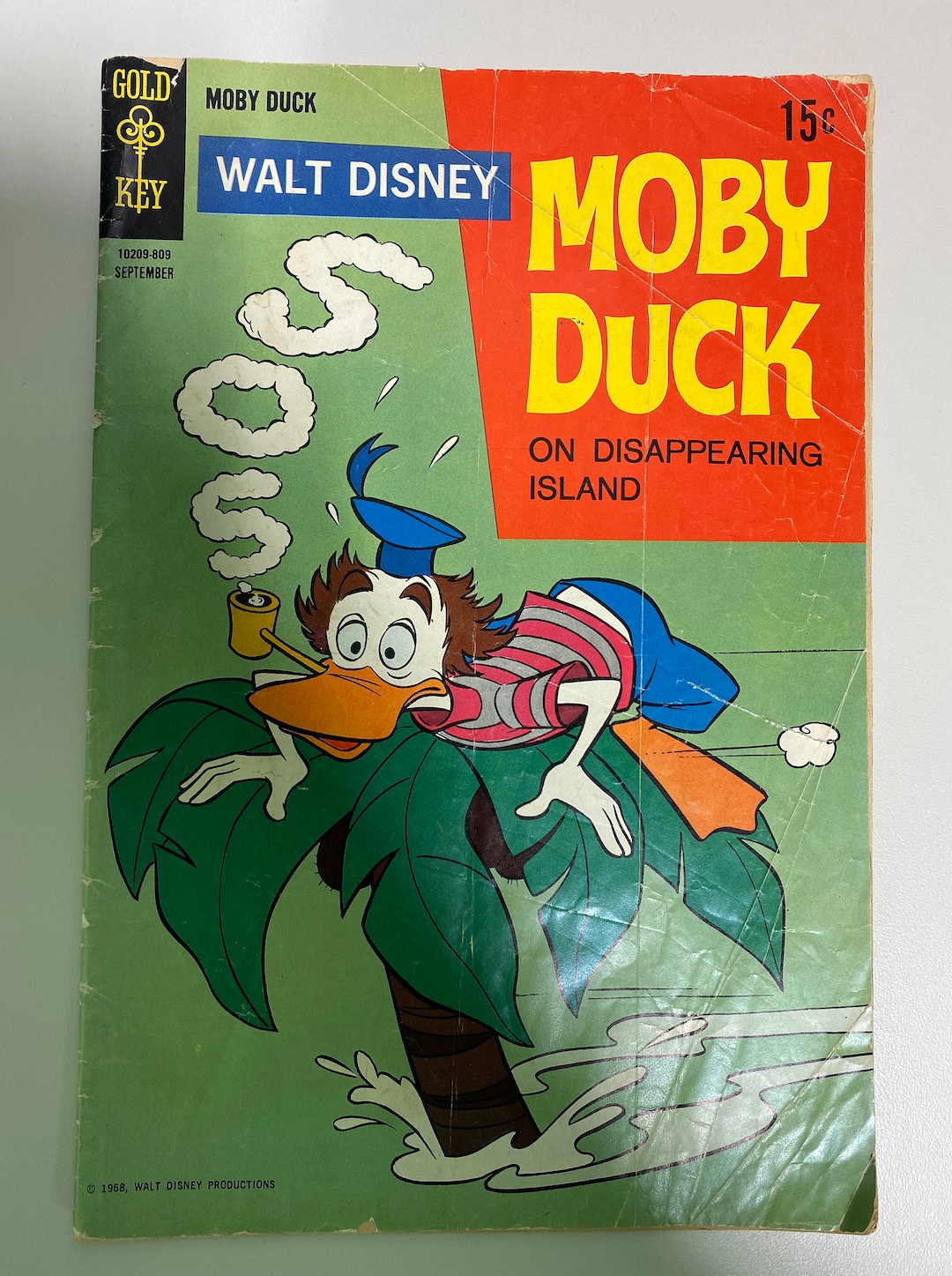 Vintage 1968 Walt Disney Moby Duck Comic Book Walt Disney - Etsy
