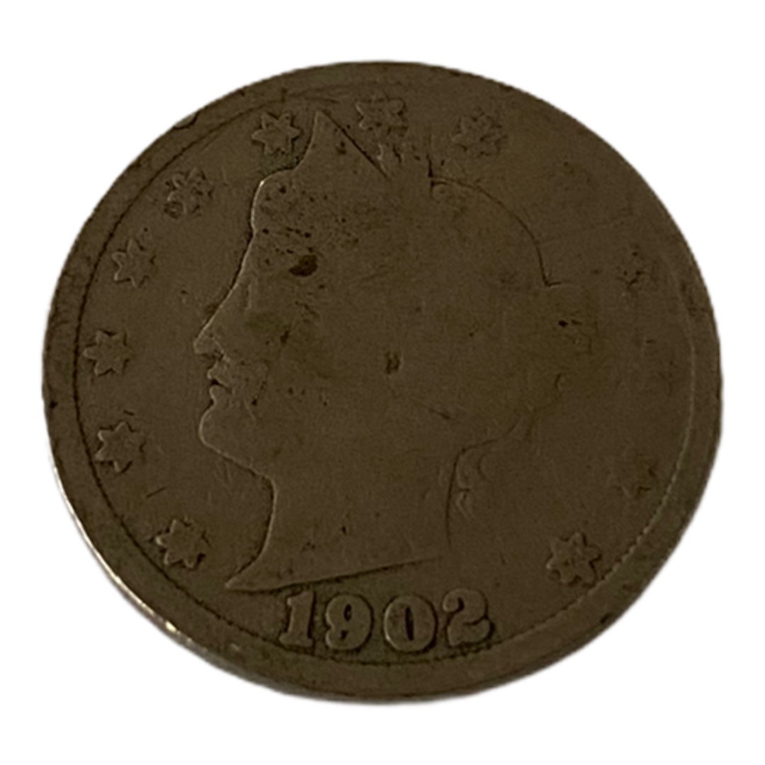1902 Liberty Head V Nickel; 5 Cent Coin; 1900's Half Dimes - Etsy