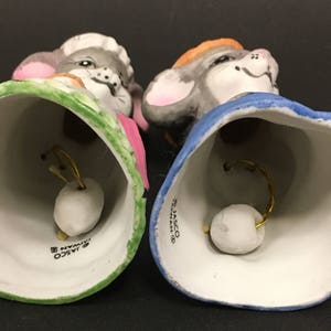 Jasco Mr. and Mrs. Country Mouse Bells -set of 2 - Etsy
