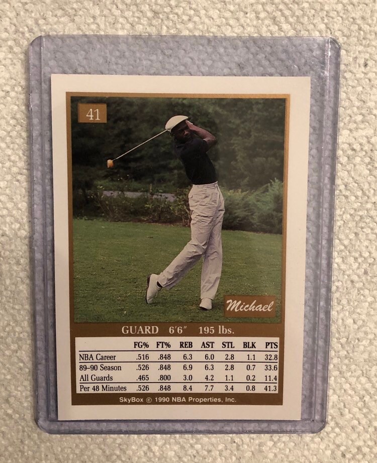 SKYBOX Michael Jordan 1990 Collector's Card; Michael Jordan Trading ...