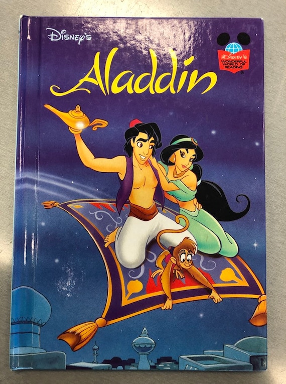 1993 Aladdin Disney Hardcover Book Walt Disney Characters | Etsy Canada