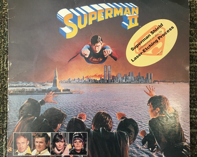 1980 Superman II Original Sound Track Vinyl Record Superman 2 - Etsy