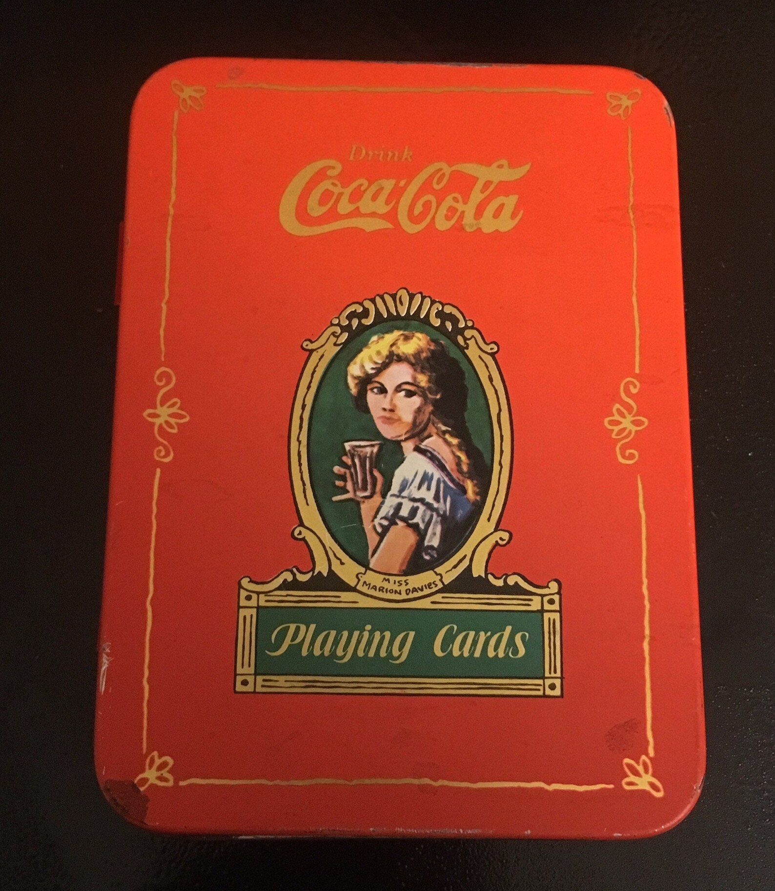 1980 Coca Cola Playing Cards With Collector's Tin; Vintage Coca Cola ...