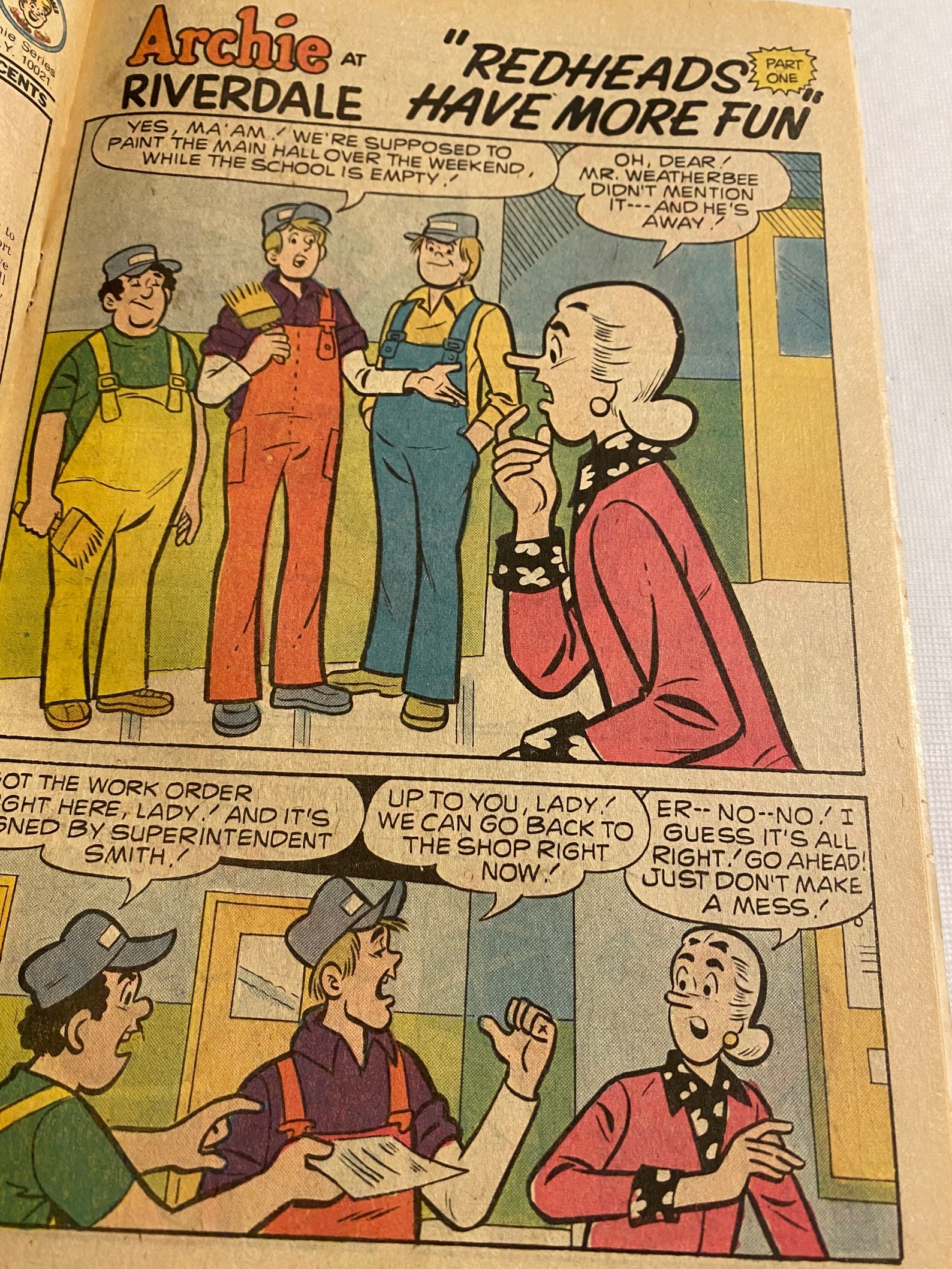 Vintage Archie Comics Archie at Riverdale High 35 Cent Comic | Etsy