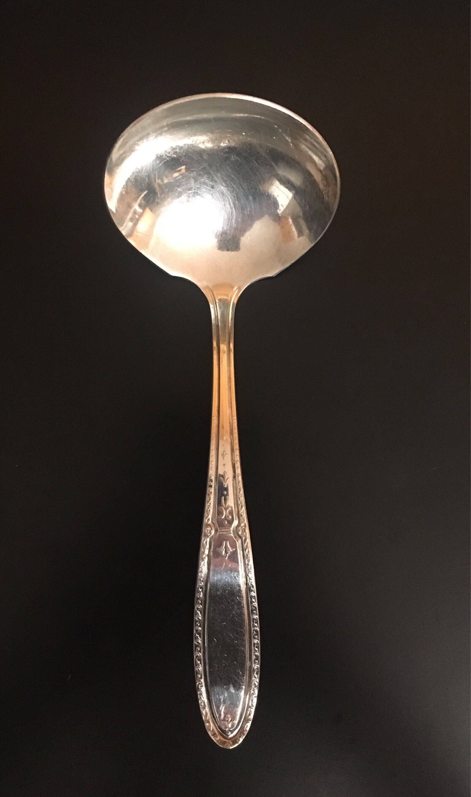 Antique Isabella Serving Spoon Silver Ladle Gravy Spoon | Etsy