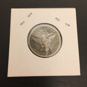 1894 Barber Quarter Dollar Coin; 25 Cents - Rare - Etsy
