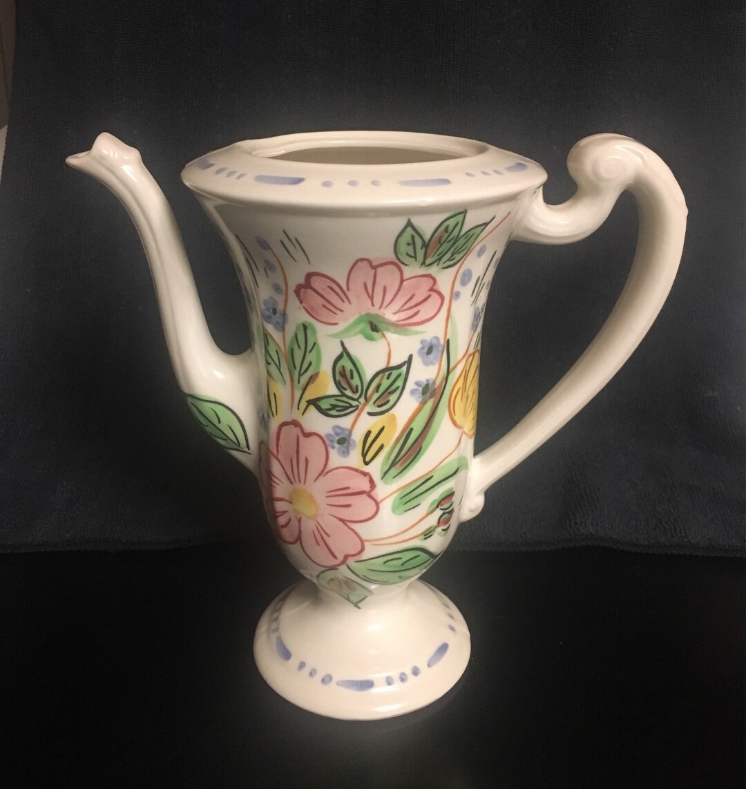 Vintage Authentic Blue Ridge Southern Potteries Tea Pot/ Pitcher - Etsy