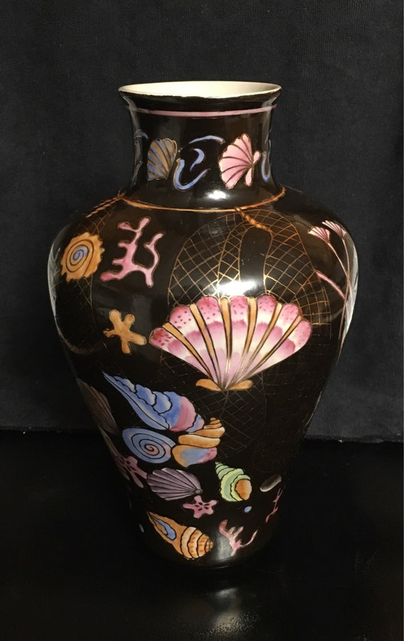 Asian Orienal Hand Painted Large Vase Cloisonné Vase Chinese | Etsy