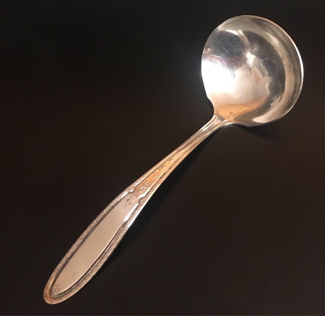 Antique Isabella Serving Spoon; Silver Ladle; Gravy Spoon; Antique ...
