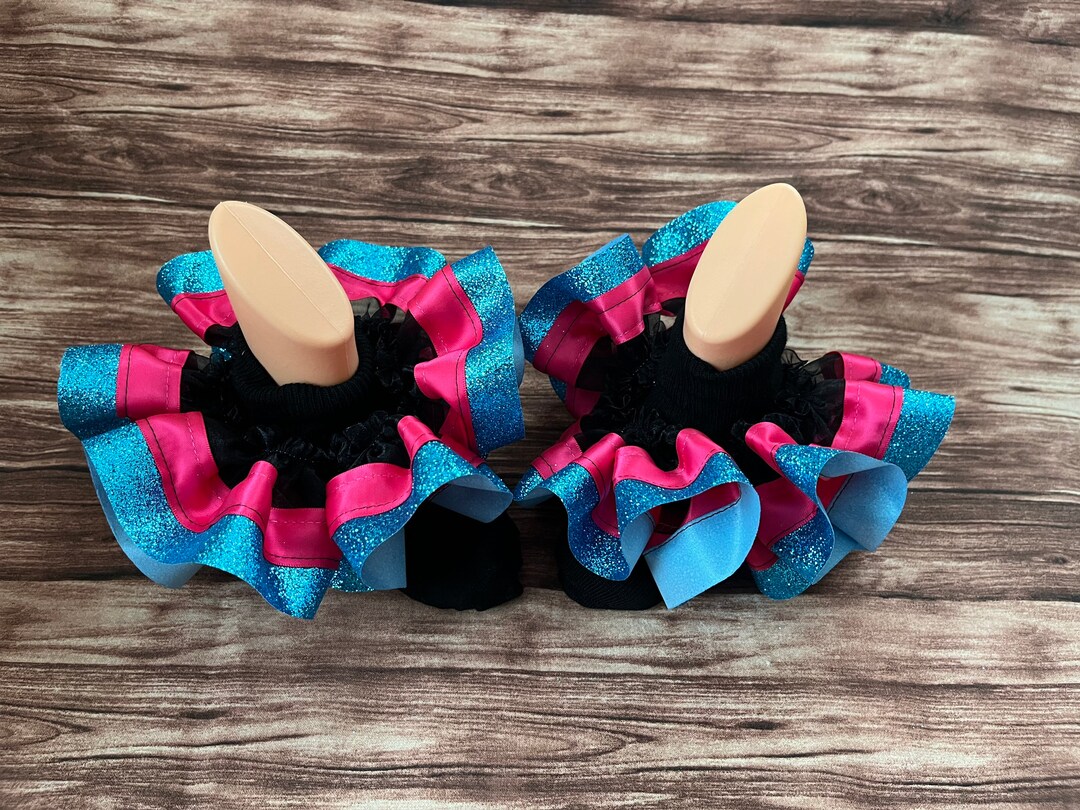 Ticky Tocky Inspired Ruffled Layered Ribbon Socks - Etsy