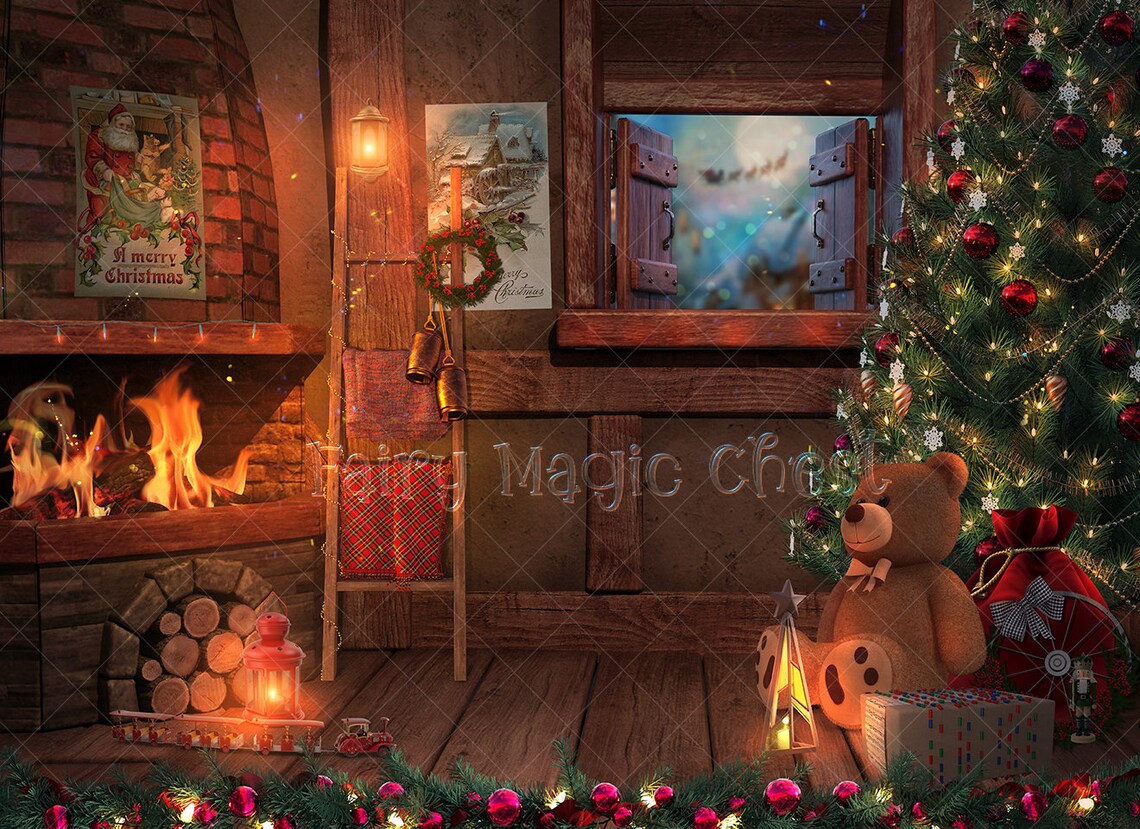 Christmas Digital Background / Backdrop for Photography and - Etsy