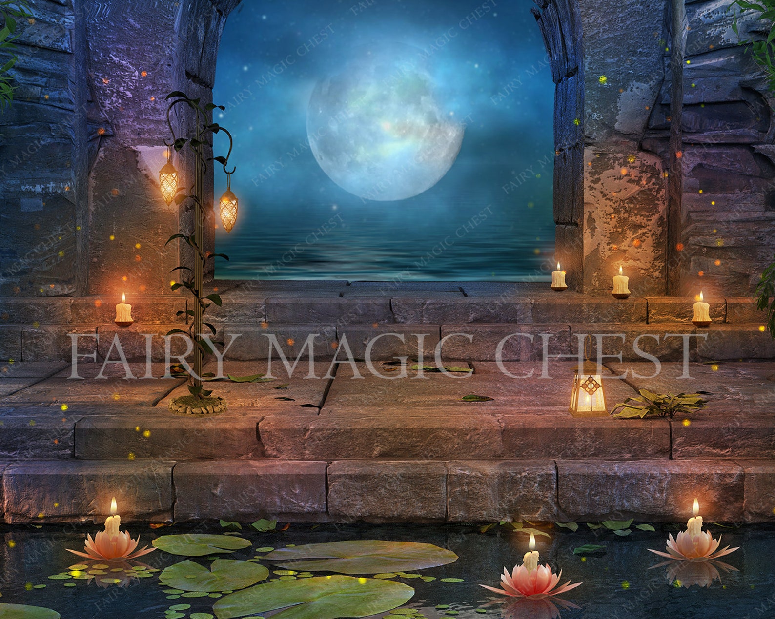 Whimsical Digital Background for Composite Photography. - Etsy