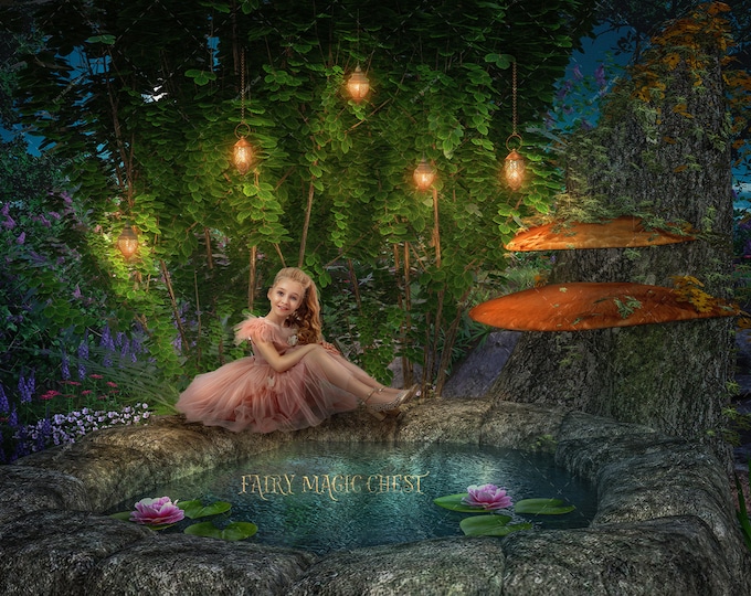Digital Background Fairy Briar Arch Digital Backdrop Fairy Tale ...