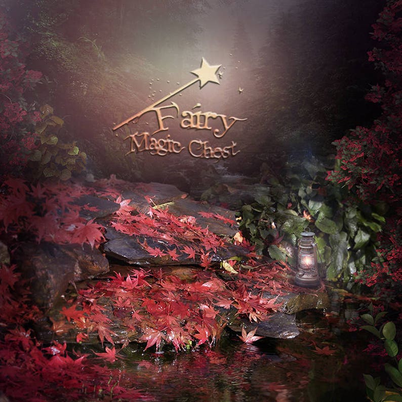 Digital Background for Fairy Enchanted Pond Magical Place - Etsy