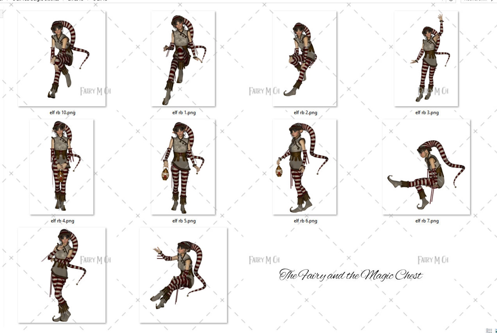 Christmas Elf Christmas Elves Overlays Png . Digital | Etsy