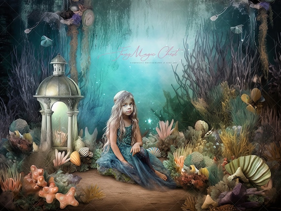 Mermaid Art Wallpaper Fantasy Download Ai Generated, Fantasy, Mermaid.