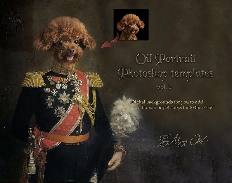 Old Masters / Oil Portrait Templates Vol. 2 . Painting - Etsy