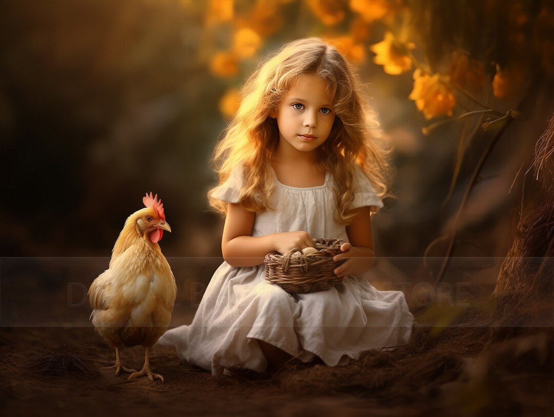 Digital Backdrop, Hen Digital Background, Chicken . Instant Download - Etsy