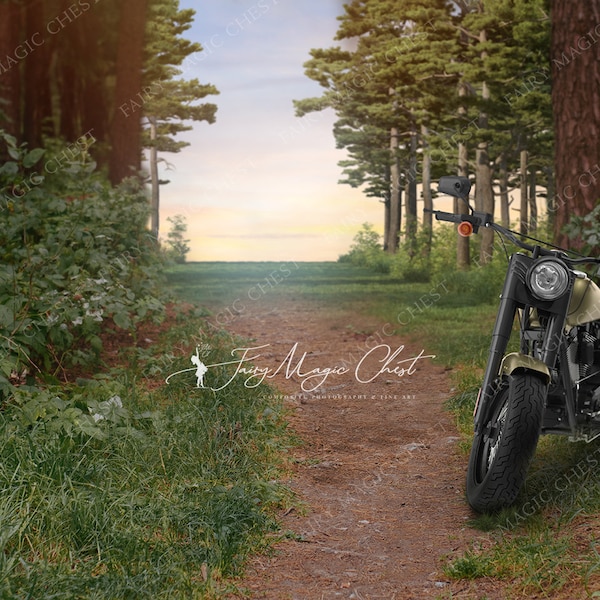Motorcycle Backdrop - Etsy