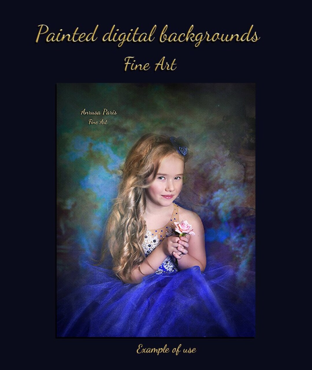 Painted Digital Backgrounds for Fine Art Backdrops for - Etsy