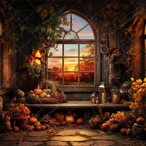 Autumn Digital Background / Fall Digital Backdrop for Photography ...