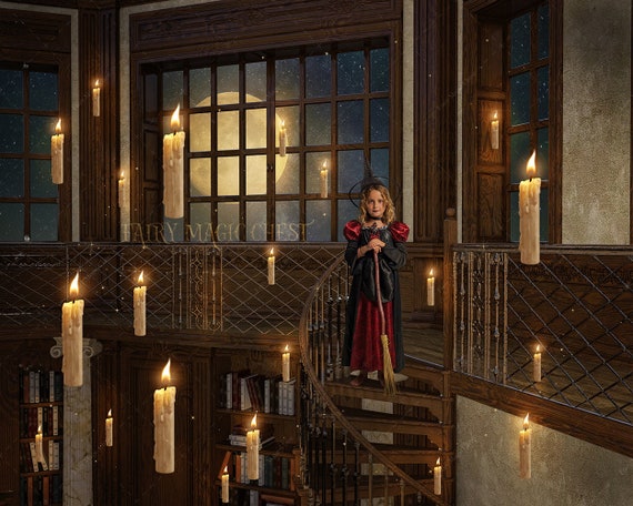 Magical Wizard spell room digital backdrop by Makememagical Harry ...