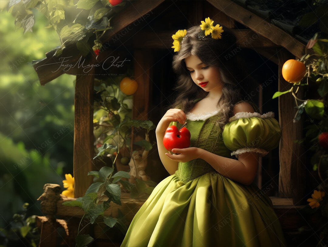 Fairy Tale Forest Cottage Digital Backdrop , Digital Background ...