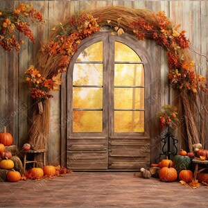5 Autumn Digital Backgrounds / Backdrops for Photography. Bundle ...