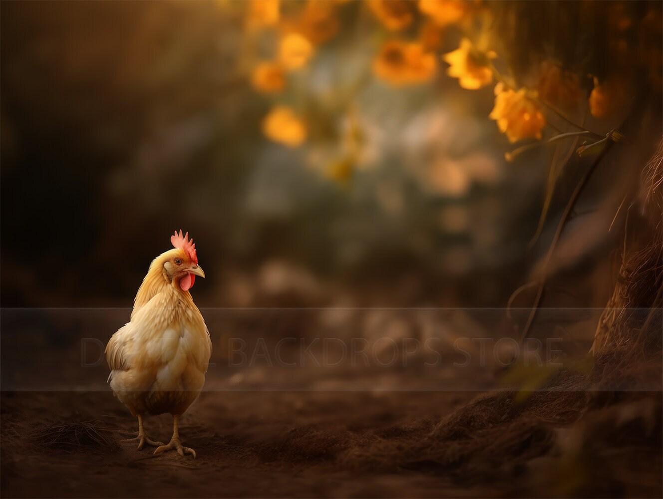 Digital Backdrop, Hen Digital Background, Chicken . Instant Download - Etsy