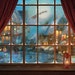 Christmas Window Digital Background / Backdrop for Photography and ...