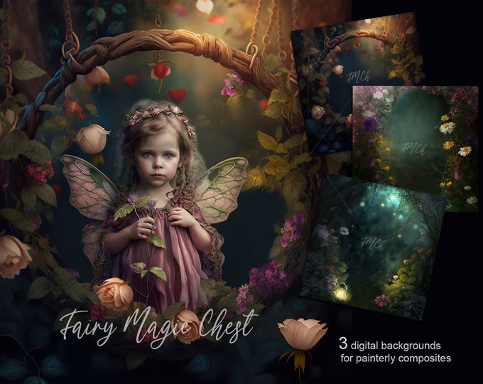 Digital Background Fairy Briar Arch Digital Backdrop Fairy Tale ...