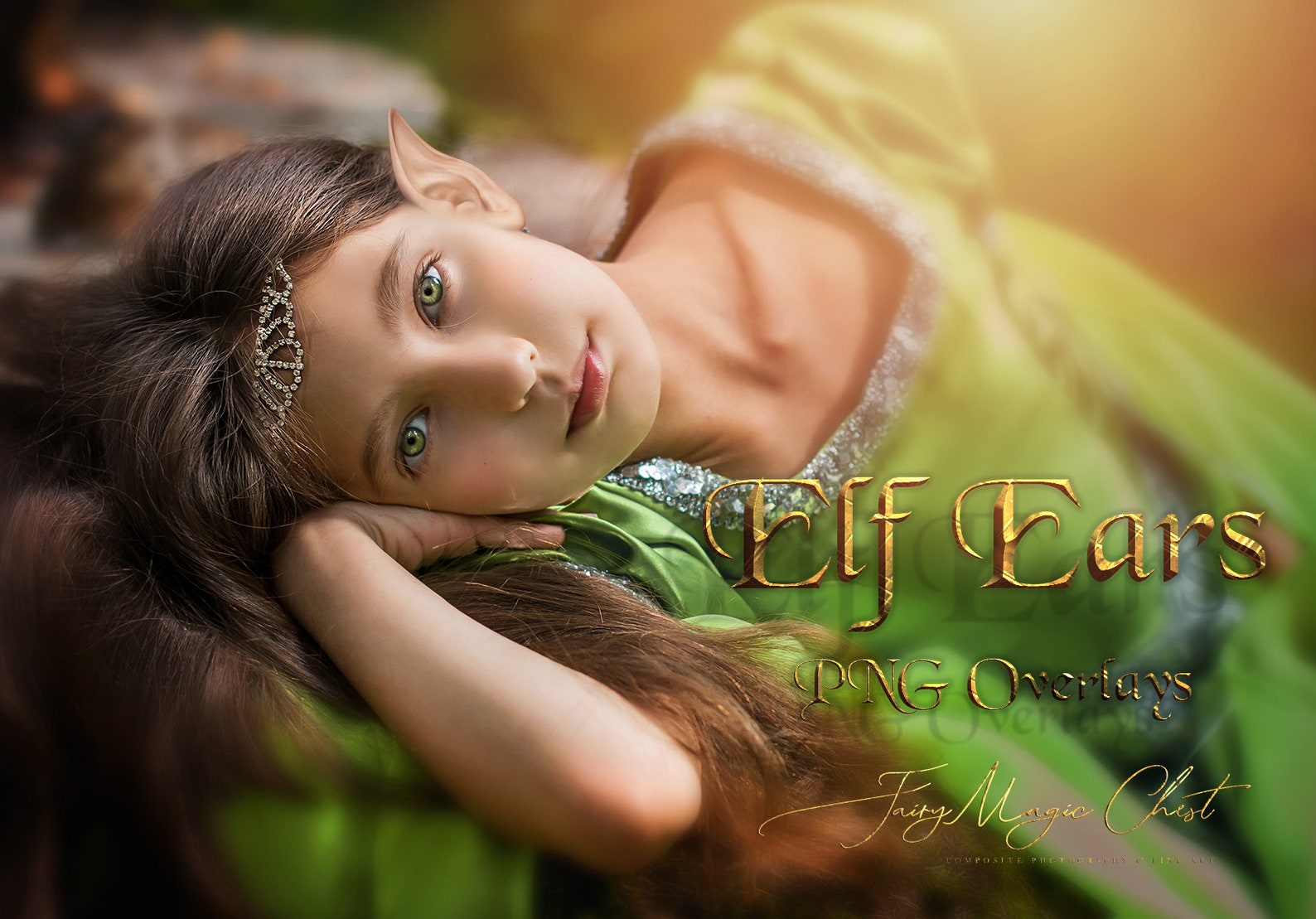 Elf Ears PNG Digital Overlays on Transparent Backgroud. Clip Art ...