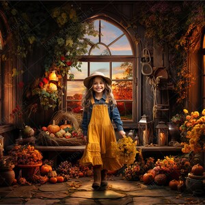 Autumn Digital Background / Fall Digital Backdrop for Photography ...