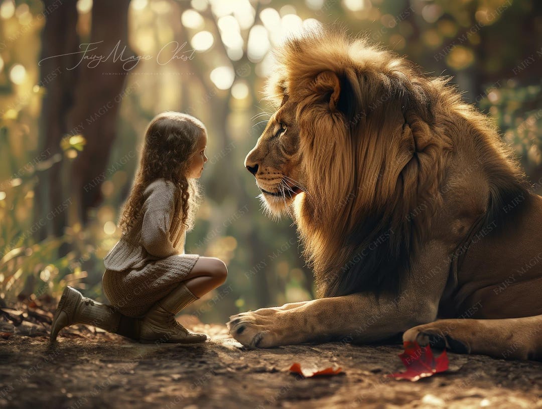 Lion Digital Background: Composite Photography (instant Download) - Etsy