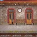 Train Station Front Digital Background. Digital Backdrop for Composite ...