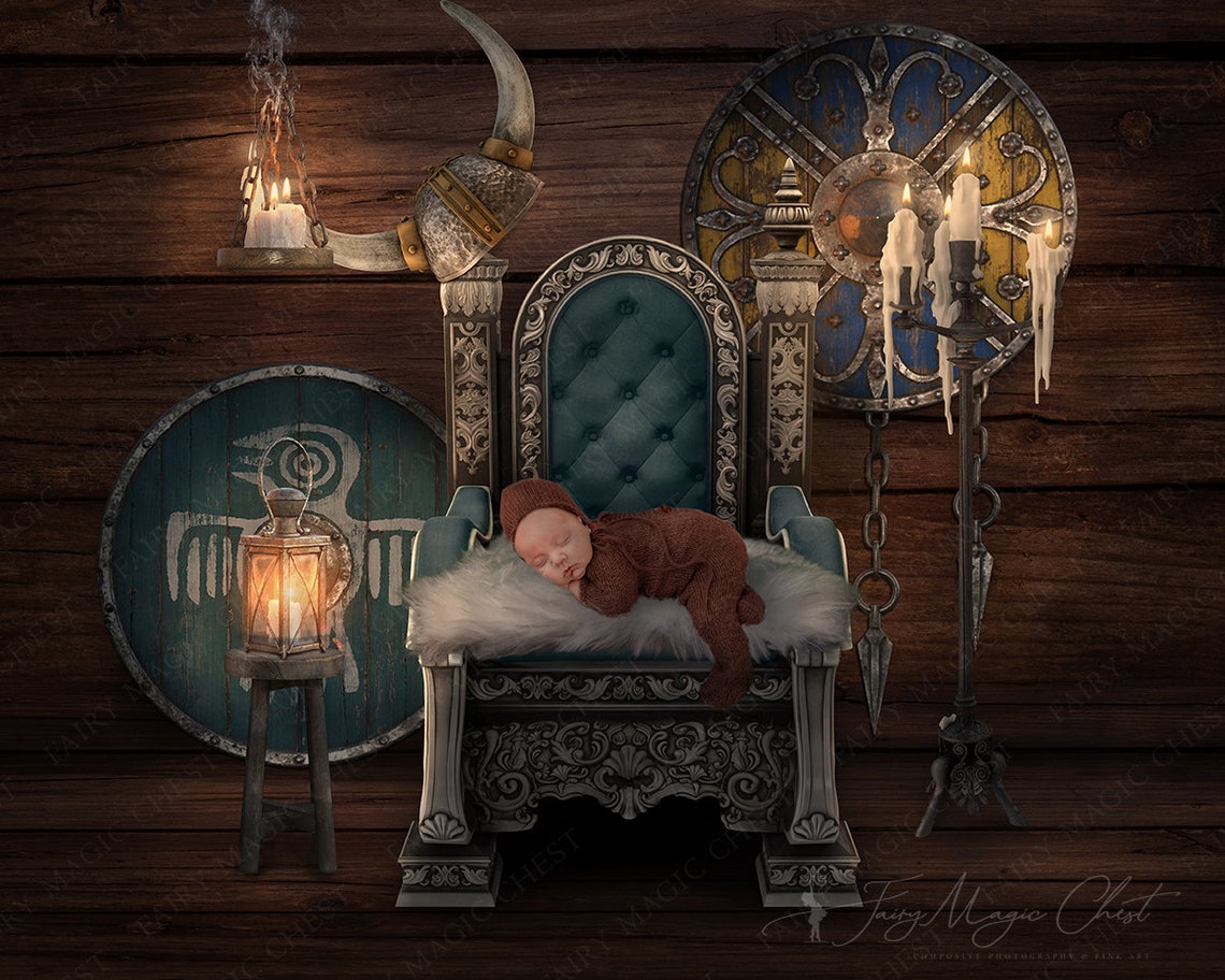 Viking Throne Digital Background Digital Backdrop for - Etsy