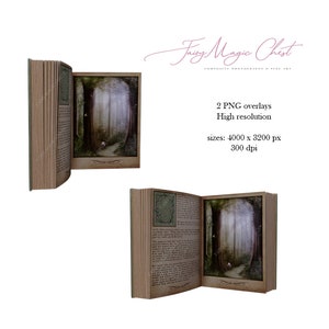 Storybook Overlay on Transparent Backgroud. 2 High Resolution PNG Files ...