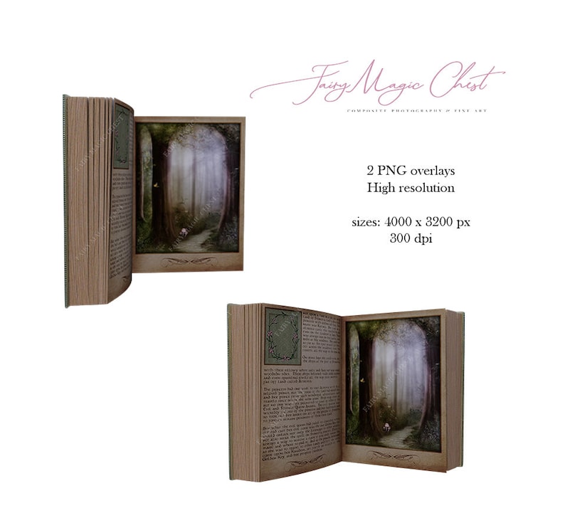 Storybook PNG Overlay: Magical Photography Composite (digital Files) - Etsy
