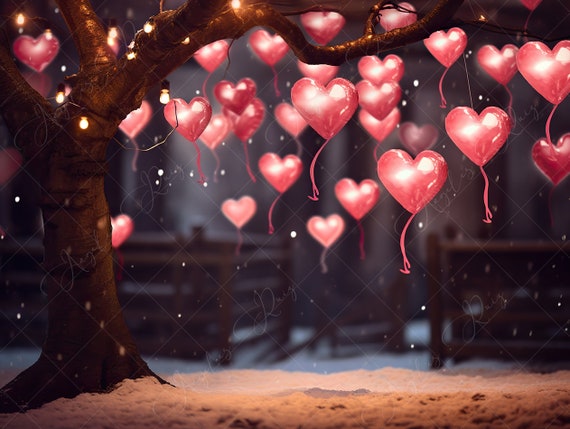 Heart Lights Background
