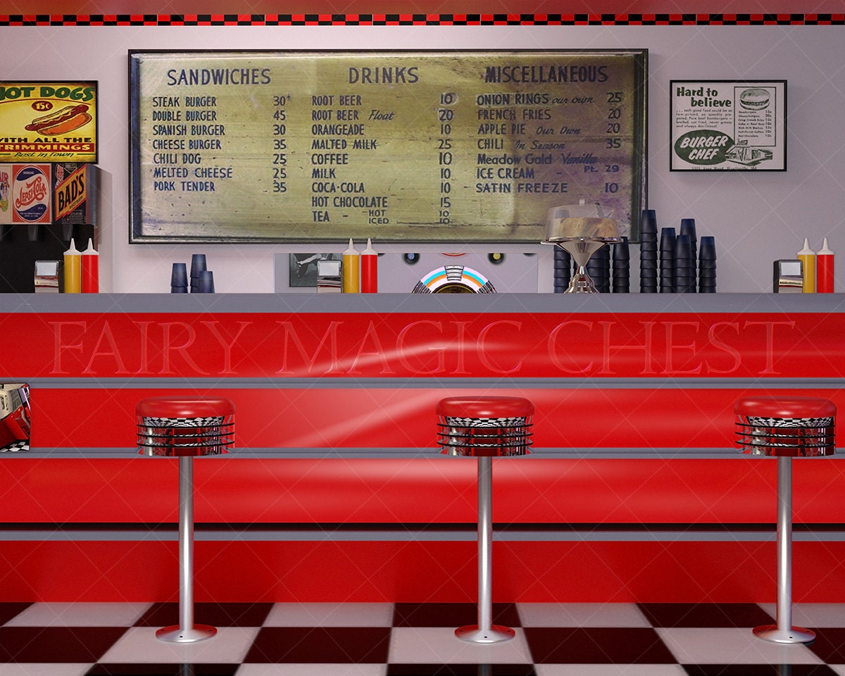 50s Diner Counter