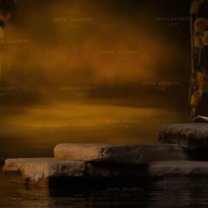 3 Digital Backgrounds for Photography. Pond. Riverside. Summer. Spring ...