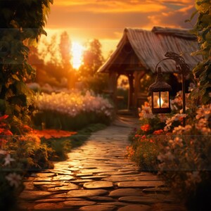 Rustic Cabin Digital Backdrop , Digital Background for Spring / Summer ...