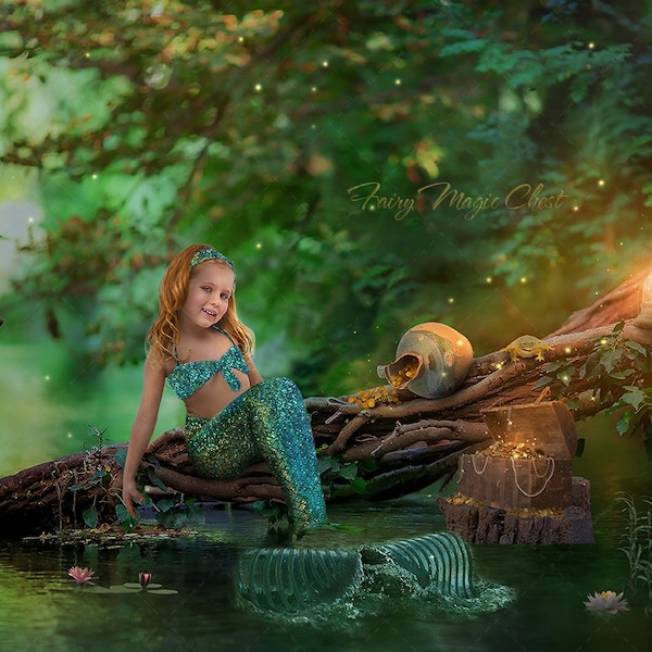 Mermaid Backdrop - Etsy