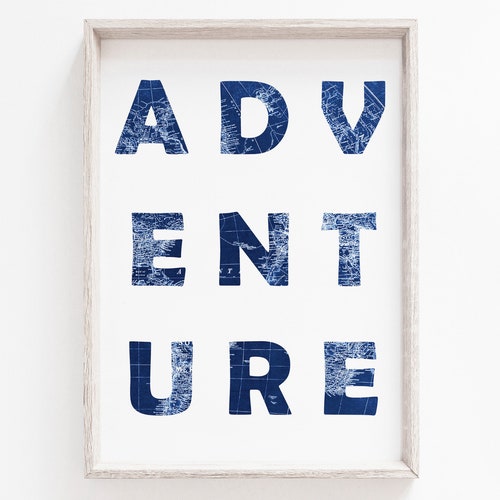 Adventure Wall Decor Nursery Wall Art Travel Nursery Print - Etsy