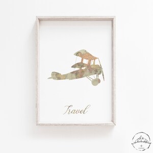 Travel Wall Art, Wanderlust Nursery Theme, World Map Prints, DIGITAL ...