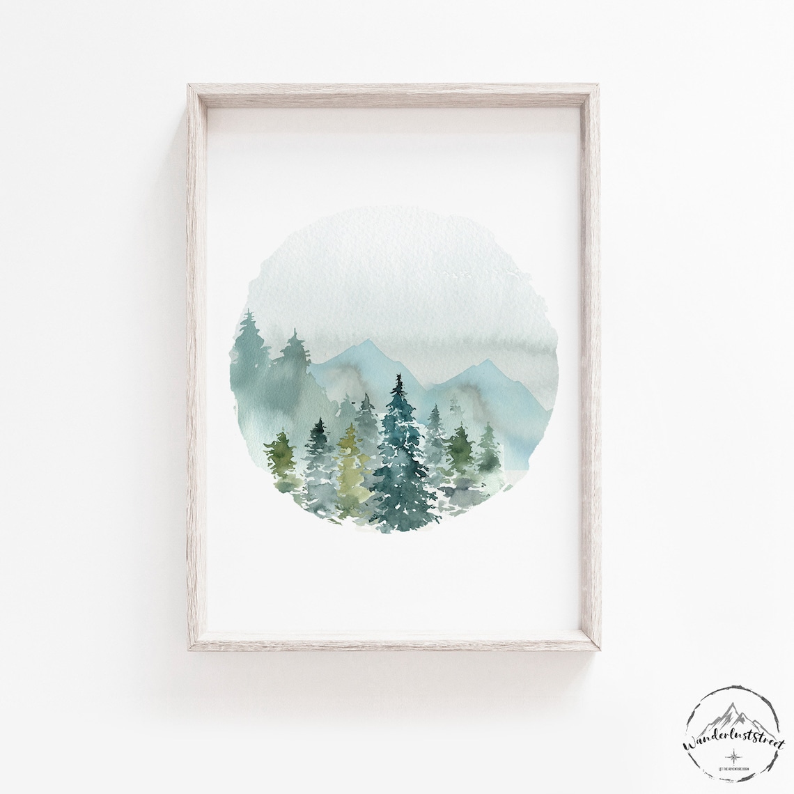 Forest Home Decor Natural Home Deco Woodland Forest Wall - Etsy