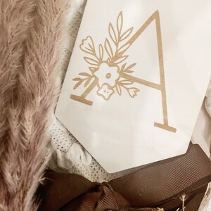 Beaded Single Letter Banner - Etsy