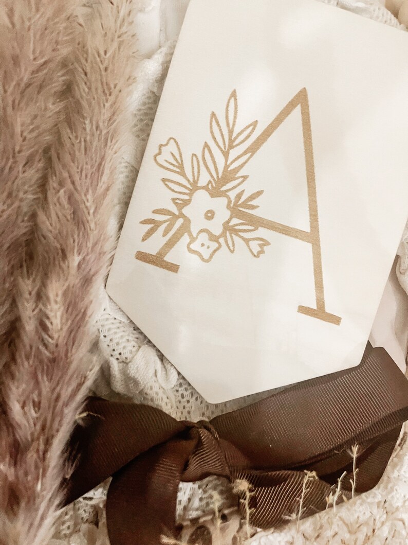 Beaded Single Letter Banner - Etsy