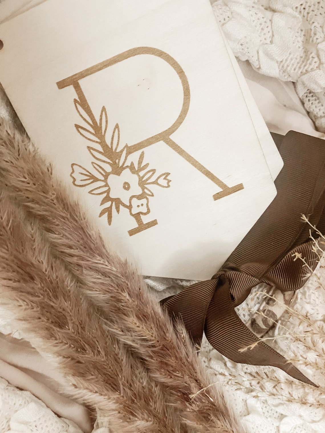 Beaded Single Letter Banner - Etsy