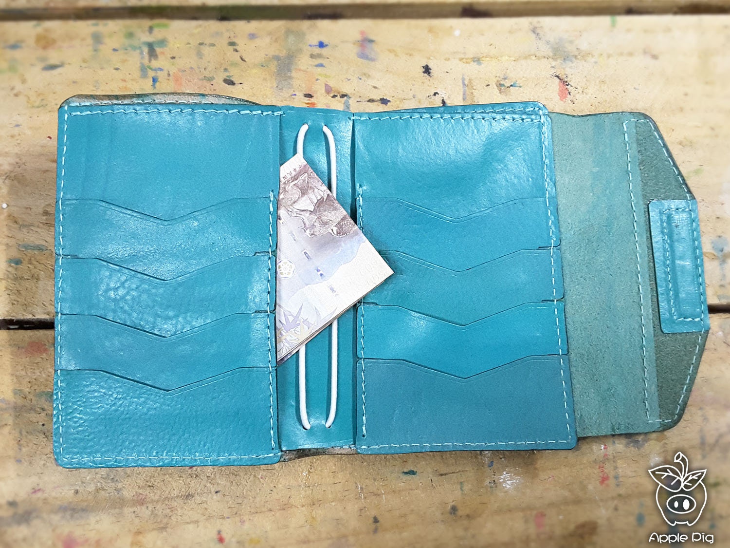 Apple Pig wallet Notebook 2 for Field Note and A6 - Etsy